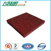 China 13mm Self-Knot Pattern Outdoor Athletics Track Rubberized Running Track Flooring for sale