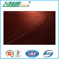 China 13mm Self-Knot Pattern Outdoor Athletics Track Rubberized Running Track Flooring for sale
