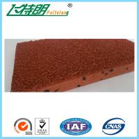 China Durable Outdoor Sports Flooring All Weather Running Track 13mm Self Knot Pattern for sale