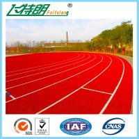 China Durable Outdoor Sports Flooring All Weather Running Track 13mm Self Knot Pattern for sale