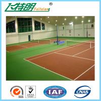 China Red Acrylic Sports Court Surfacing 4 Layer for Badminton Tennis Volleyball for sale