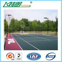 China Red Acrylic Sports Court Surfacing 4 Layer for Badminton Tennis Volleyball for sale