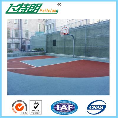 China Recycled Acrylic Basketball Court Flooring 3mm Gym Coating Tennis Court Paint for sale
