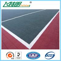 China ISO PP Interlocking Suspension Floor 304.8x304.8x12.7mm High UV Resistant Anti Aging for sale
