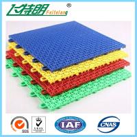 China Outdoor / Indoor Polypropylene Rubber Gym Flooring Tiles Interlocking Customized for sale