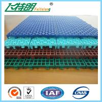 China PP Anti Aging Interlocking Rubber Floor Tiles Play Mat Flooring 2500N for sale