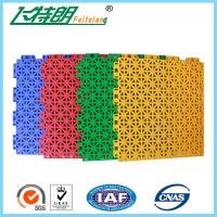 China Plastic Playground Rubber Flooring All Weather Multifunction 97% Rebound Rate for sale