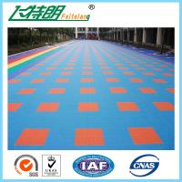 China Plastic Playground Rubber Flooring All Weather Multifunction 97% Rebound Rate for sale