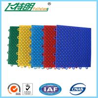 China Plastic Playground Rubber Flooring All Weather Multifunction 97% Rebound Rate for sale