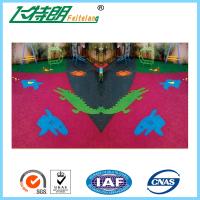 China EPDM Running Track Flooring 0.5-3mm Green Rubberized SBR Granules Outdoor for sale