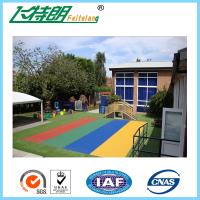 China EPDM Running Track Flooring 0.5-3mm Green Rubberized SBR Granules Outdoor for sale