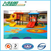 China EPDM Running Track Flooring 0.5-3mm Green Rubberized SBR Granules Outdoor for sale