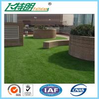 China Long Curly Synthetic Artificial Lawn Grass 130 Stitches per Meter for Terrace Gardening for sale