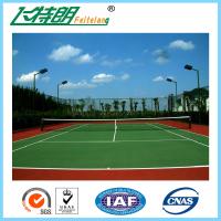 China Feitelang Acrylic Sports Court Flooring 2mm Shock Absorbing Tennis Surface ISO9001 for sale
