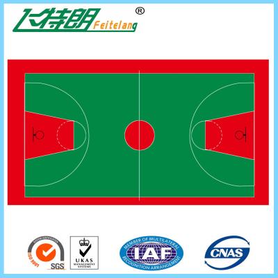 China All Weather Polyurethane Anti Slip Floor Paint for Gym Sports Flooring 2mm for sale