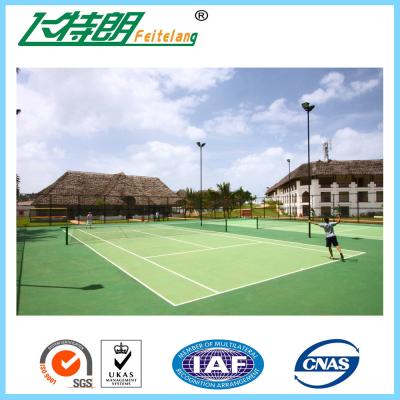 China Acrylic Tennis Court Surface Outdoor Flooring Customized High Wear Resistance 4 Layer for sale