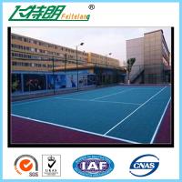 China Exterior Interlocking Rubber Floor Tiles Plastic Tile Flooring PUR Solid for sale