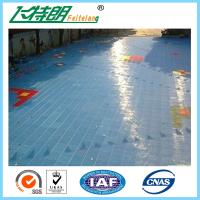 China Portable Outdoor Rubber Interlocking Gym Flooring Tiles 2500N Suspended Sports Flooring for sale