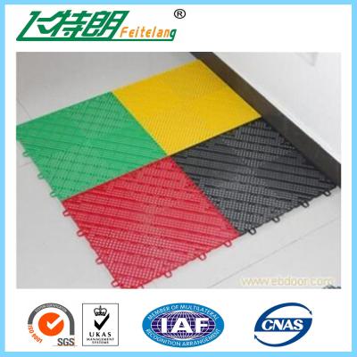 China PP Interlocking Sports Floor Tiles 304.8x304.8x12.2mm for Basketball Court for sale