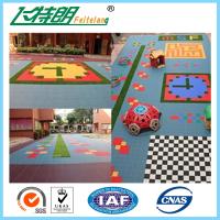 China Sports Recycled Rubberized Floor Tiles Polypropylene Interlock Flooring for sale