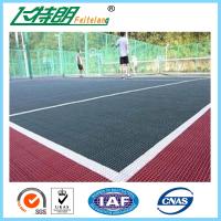 China Custom PP Interlocking Rubber Floor Tiles High UV Resistant Anti Aging 2500N Load 10 Year Warranty for sale