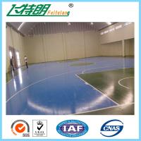 China Waterproof Silicone PU Sport Flooring Material for Indoor Badminton Court 3mm Thickness for sale