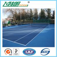 China Waterproof Silicone PU Sport Flooring Material for Indoor Badminton Court 3mm Thickness for sale