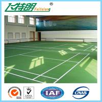China Silicon PU Basketball Court Surface Material 4 Layer Rubber Exterior Sports Flooring 0.5Mpa Strength for sale