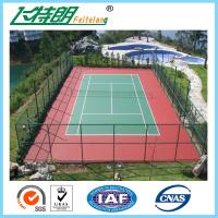 China 4mm Silicon PU Sports Flooring Durable Seamless Badminton Court Flooring Green for sale