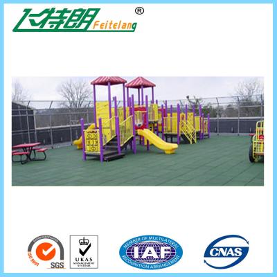China 15mm EPDM SBR Crumb Rubber Granules 0.5-3mm for Playground Running Track Gym Flooring for sale