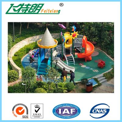 China Custom EPDM Interlocking Exercise Floor Mats Rubber Granulate Gym Surfacing Tile for sale