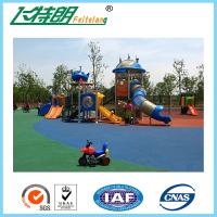 China Custom EPDM Interlocking Exercise Floor Mats Rubber Granulate Gym Surfacing Tile for sale