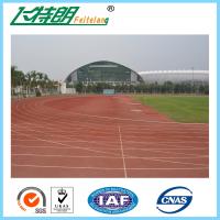 China Red EPDM Rubber Running Track Flooring 13mm Outdoor Permeable Athletic Track Surface for sale