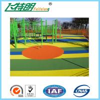 China Non Toxic Recycled EPDM Rubber Gym Mats 8-15mm Thickness for Playground Flooring for sale