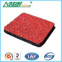 China Custom Ventilate Rubber Athletic Track Surface 13mm Gymnasium Flooring for Outdoor Stadium for sale