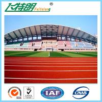 China Recycled Synthetic Rubber Flooring Running Track Surface 13mm Non Toxic for sale