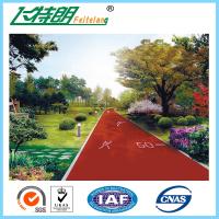 China Recyclable 13 MM Synthetic Rubber Flooring / Running Track Material for sale
