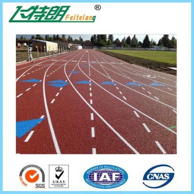 China Sports Field Rubber Jogging Track Material 13mm Outdoor Sports Flooring for sale