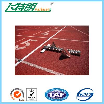 China Commercial Rubber Flooring Adhesive Playground Running Track 13mm Breathable Floor for sale