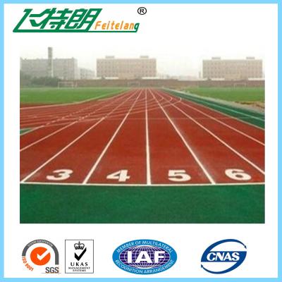 China UV - resistance Sandwich System Jogging Track Material 13mm Thickness for sale
