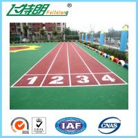 China UV - resistance Sandwich System Jogging Track Material 13mm Thickness for sale