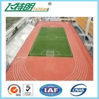 China Environmental - Friendly Jogging Track Material , Spray Coating Surface Athletics Track for sale