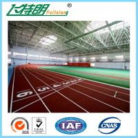 China Environmental - Friendly Jogging Track Material , Spray Coating Surface Athletics Track for sale