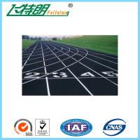 China Polyurethane Athletic Running Track Flooring / Synthetic Rubber Track Flooring Jogging Track for sale