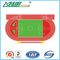 China All Weather Recycled Spray Coat System Running Track Flooring 13mm EPDM SBR for sale