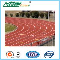China Full Polyurethane PU Rubber All Weather Synthetic Sports Surface 13mm UV Resistant for sale