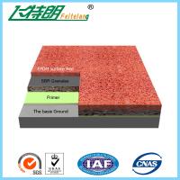 China Full Polyurethane PU Rubber All Weather Synthetic Sports Surface 13mm UV Resistant for sale