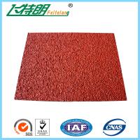 China 13 mm Prefabricated Rubber Playground Mats Artificial Sport Running Track 100 Percent Recycled for sale