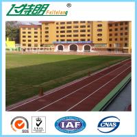 China Athletic Synthetic Rubber Flooring Running Track 13mm Permeable 1.56 Tensile Strength for sale