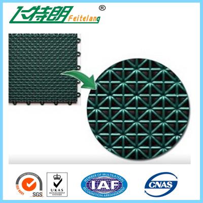 China Futsal Interlocking Rubber Floor Tiles Polypropylene Exercise Floor Mats for sale